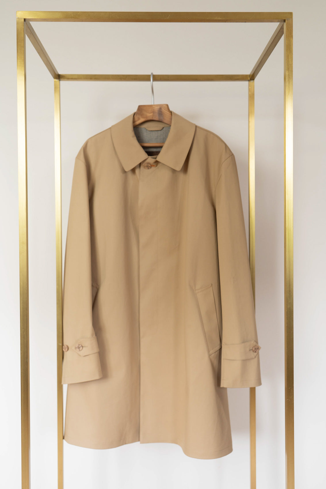 Camel Beige Mack Coat for Men - STABLE of Ireland