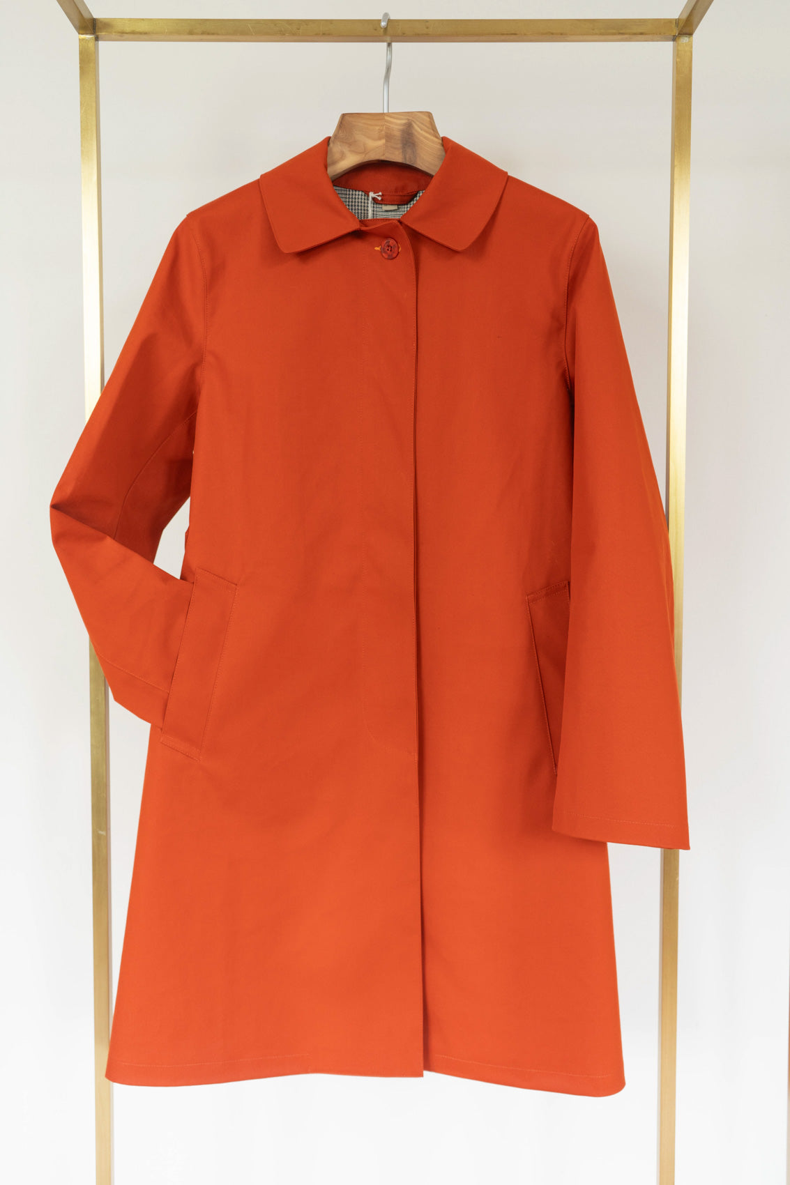Terracotta Red Mack Coat - STABLE of Ireland