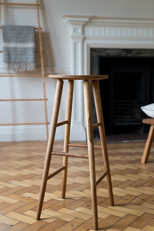 The STABLE Wooden High Stool - STABLE of Ireland