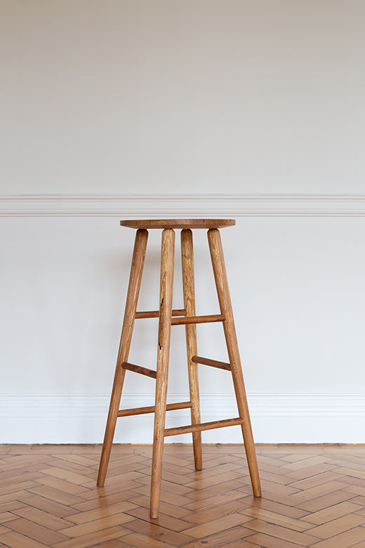 The STABLE Wooden High Stool - STABLE of Ireland
